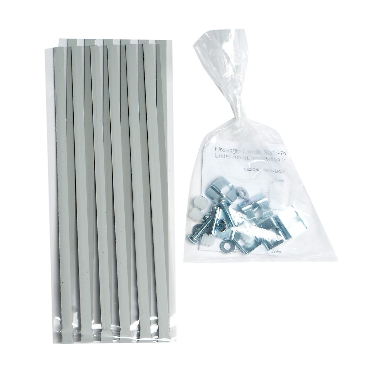 ALFI brand AB3020UM-W Undercount Single Bowl Granite Composite Kitchen Sink, 30", White