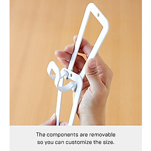 YAMAZAKI home 6510 Chain Link Bag Holder-Closet Storage Hanging Organizer Rack, One Size, White