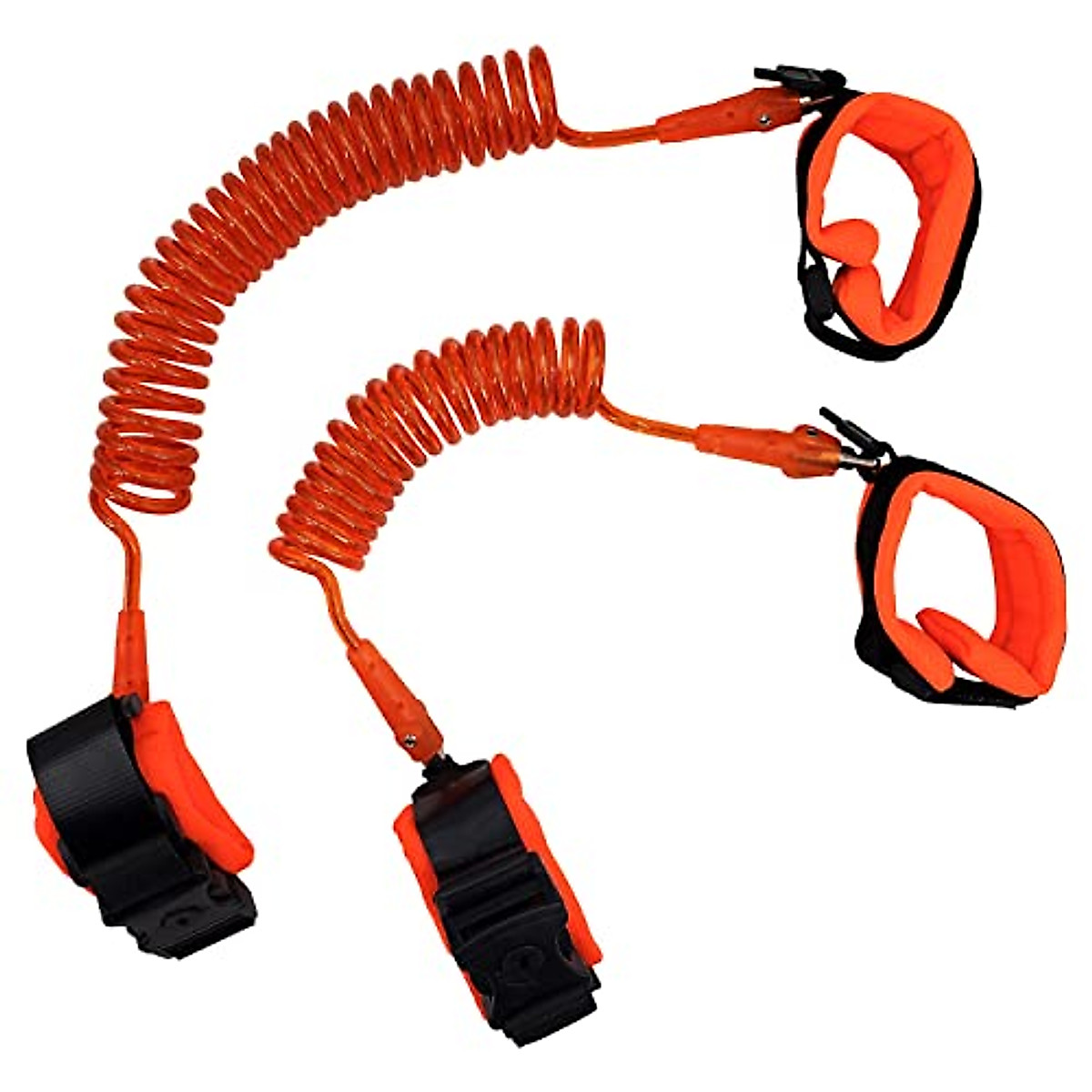 Child Safety Leash for Walking - 2Pack (Orange, 59inch + 98inch)