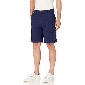 Amazon Essentials Men's 10” Lightweight Ripstop Stretch Cargo Short, Navy, 33