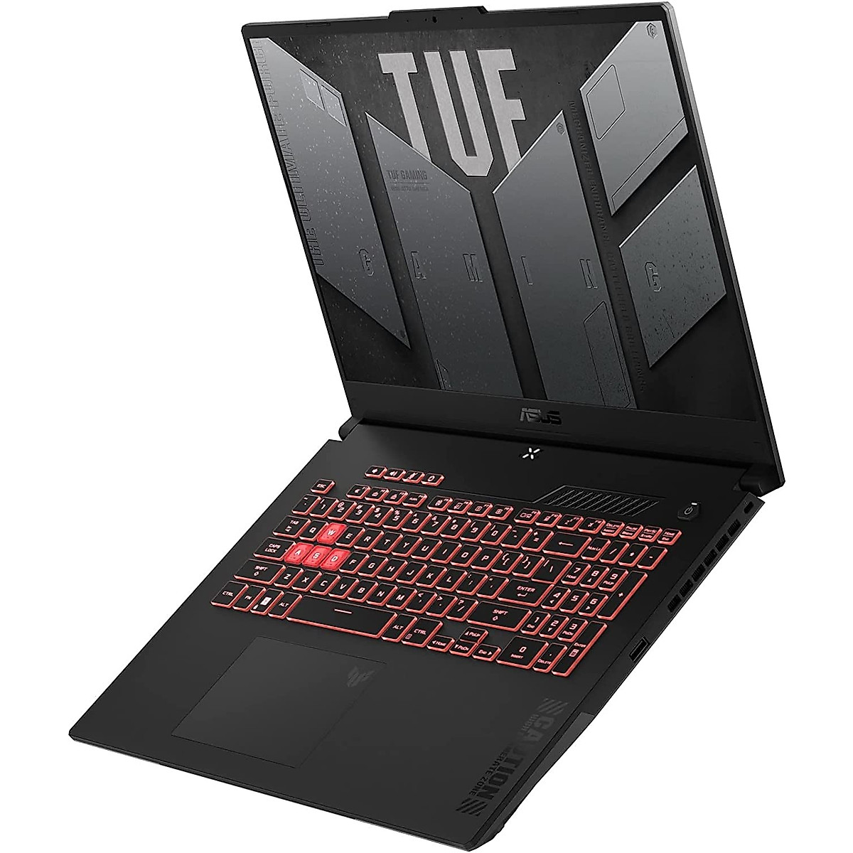 ASUS 2023 Gaming Laptop TUF AMD Ryzen 7 7735HS 8-Core NVIDIA Geforce RTX 4050 6 GB 64 GB DDR5 2 TB SSD 17.3" 1920x1080 144 Hz Win10 Home WiFi 6 Bluetooth 5.3 Backlit Keyboard 720p HD Camera