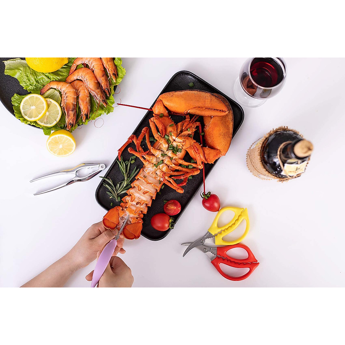 Endurance Stainless Steel 6.1 Inch Seafood Scissors 12 pcs