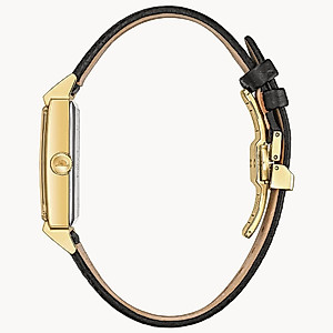 Bulova Men's Frank Sinatra My Way Leather Strap Watch, Silver Tone Style: 97A158