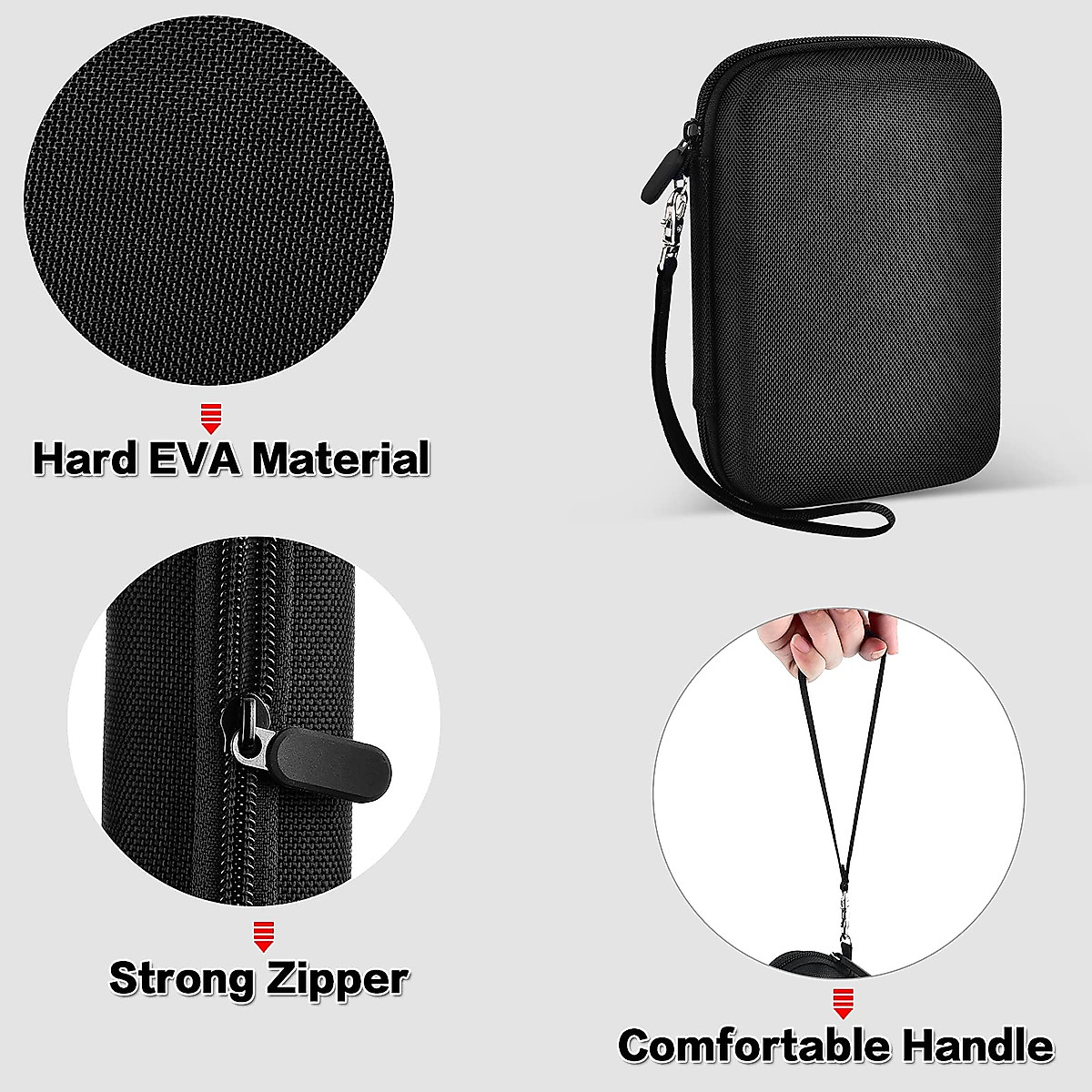 Case Compatible with Dremel Lite 7760 N/10 4V Multi-Purpose Rotary Tool Kit, Hard Carrying Storage Bag Organizer Fit for USB Charging Cable and Accessory Set (Box Only)