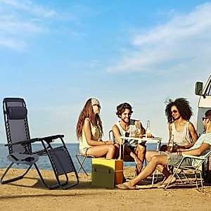 Gravity Chair Tray Recliner Side Cup Holder Removable Chair Cup Holder Portable Lawn Chair Side Table for Beach Fishing Trip Picnic Water Cups Snacks Storage