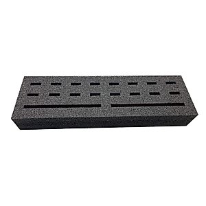 Flash USB Thumb Drive Holder Storage Organizer Foam | Antistatic and Shockproof (Small, Holds 16 USB, 2 SATA HDD Slots)