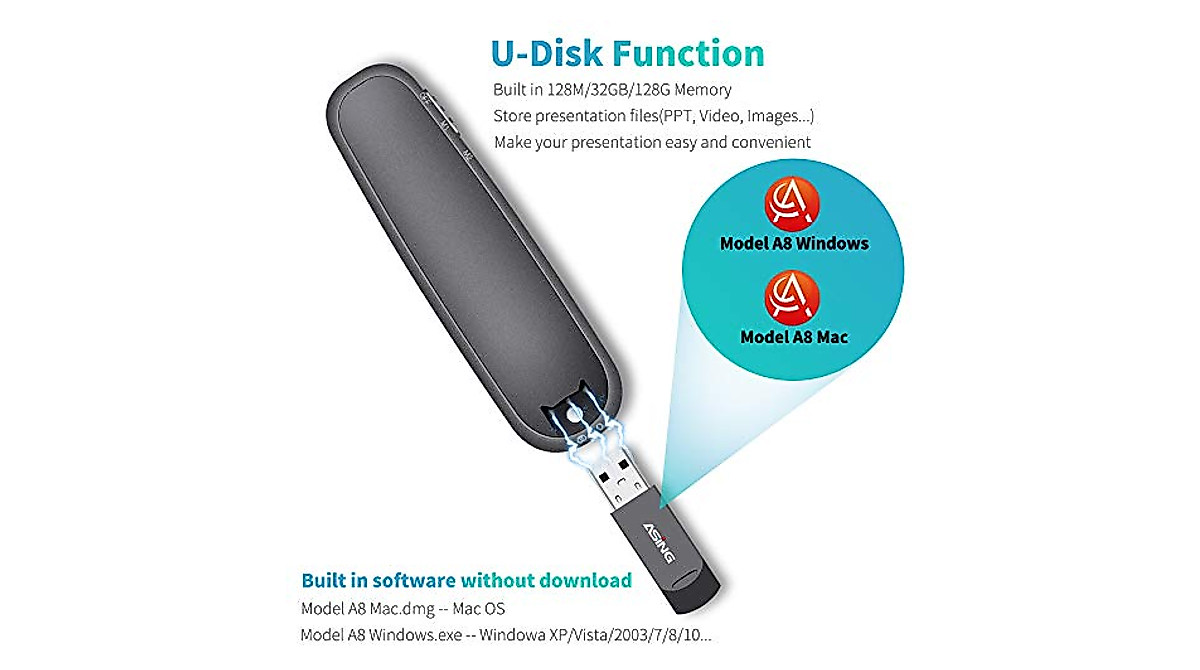 Advanced ASiNG Digital Laser Presentation Remote