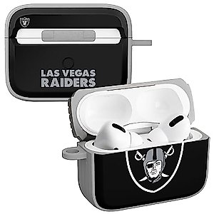 GAME TIME Las Vegas Raiders HDX Case Cover Compatible with Apple AirPods Pro 1 & 2 (Classic)