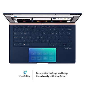 Asus ZenBook 14 Ultra-Slim Laptop 14 Full HD NanoEdge Bezel, Intel Core i7-1065G7, 8GB RAM, 512GB PCIe SSD, NumberPad, Thunderbolt 3, Windows 10 Home, Pine Grey, UX425JA-EB71 (Renewed)