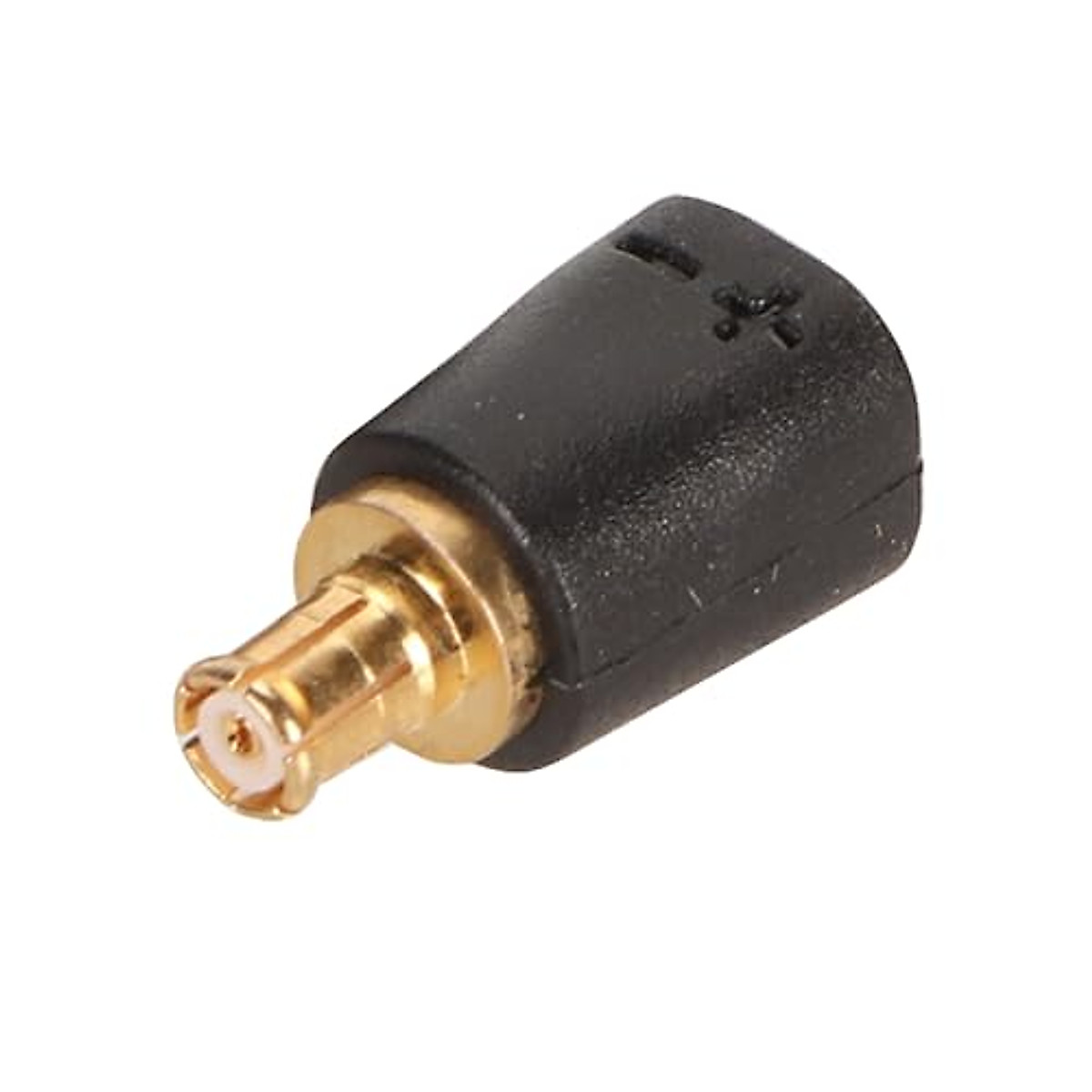 A2DC to 0.78mm 2 Pin Adapter, Small Universal Male to Female, Wearable Headphone Cable Connector, Lightweight for LS200 for E40 for LS300 for CKR90 (Black)