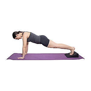 Lumia Wellness Adjustable 13" Foam Incline Slant Boards 4pc set - Professional Large Yoga Foam Wedge for Leg, Calf, Ankle, and Foot Stretching