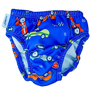 FINIS baby boys Briefs and Toddler Swim Diaper, Race Car, L US
