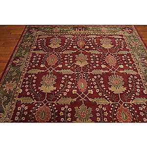 Natural Weave Old Hand Made Morgan Floral Traditional Persian Oriental Woolen Area Rugs (8x10 ft)