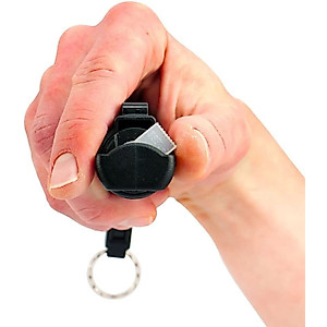 Aerko International (4 ea.) Freeze +P Pepper Spray - 1/2 oz Stream - Black Key Chain (in Retail Packaging)