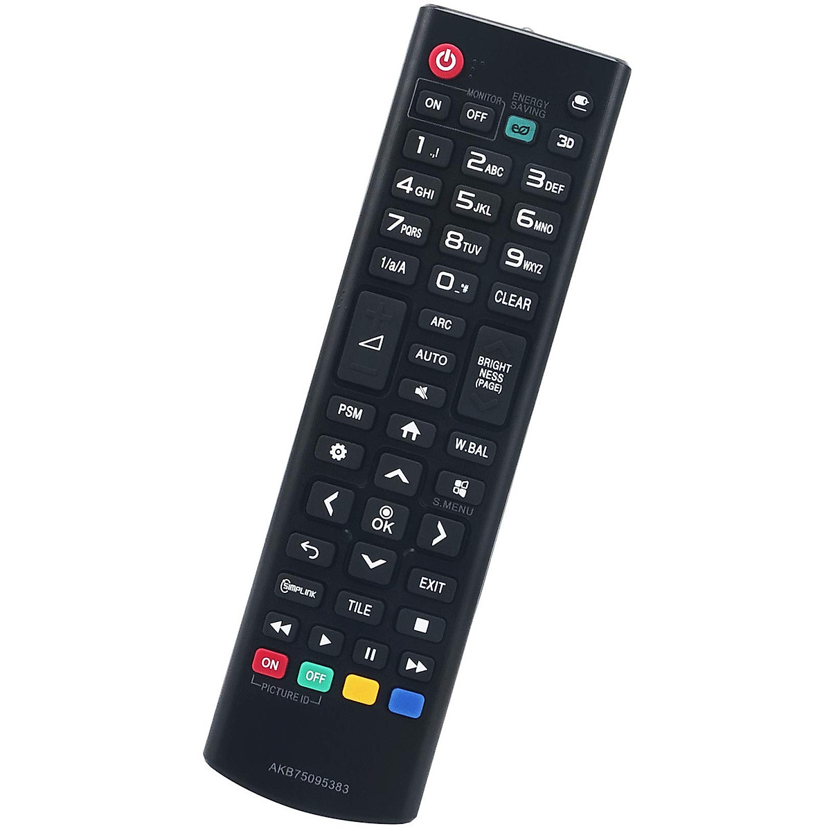 AKB75095383 Replace Remote Control fit for LG Digital Signag 32SE3KE 32SM5KD 32SM5D 43SM3D 43SM5D 49SH7PE 49SM3D 49SL5E 49SL5PE 49SM5D 49SE3KE 55SM5KD 55SM5D 55SM3D 55SH7P 55SE3KE 65SM5D 65SM5KD