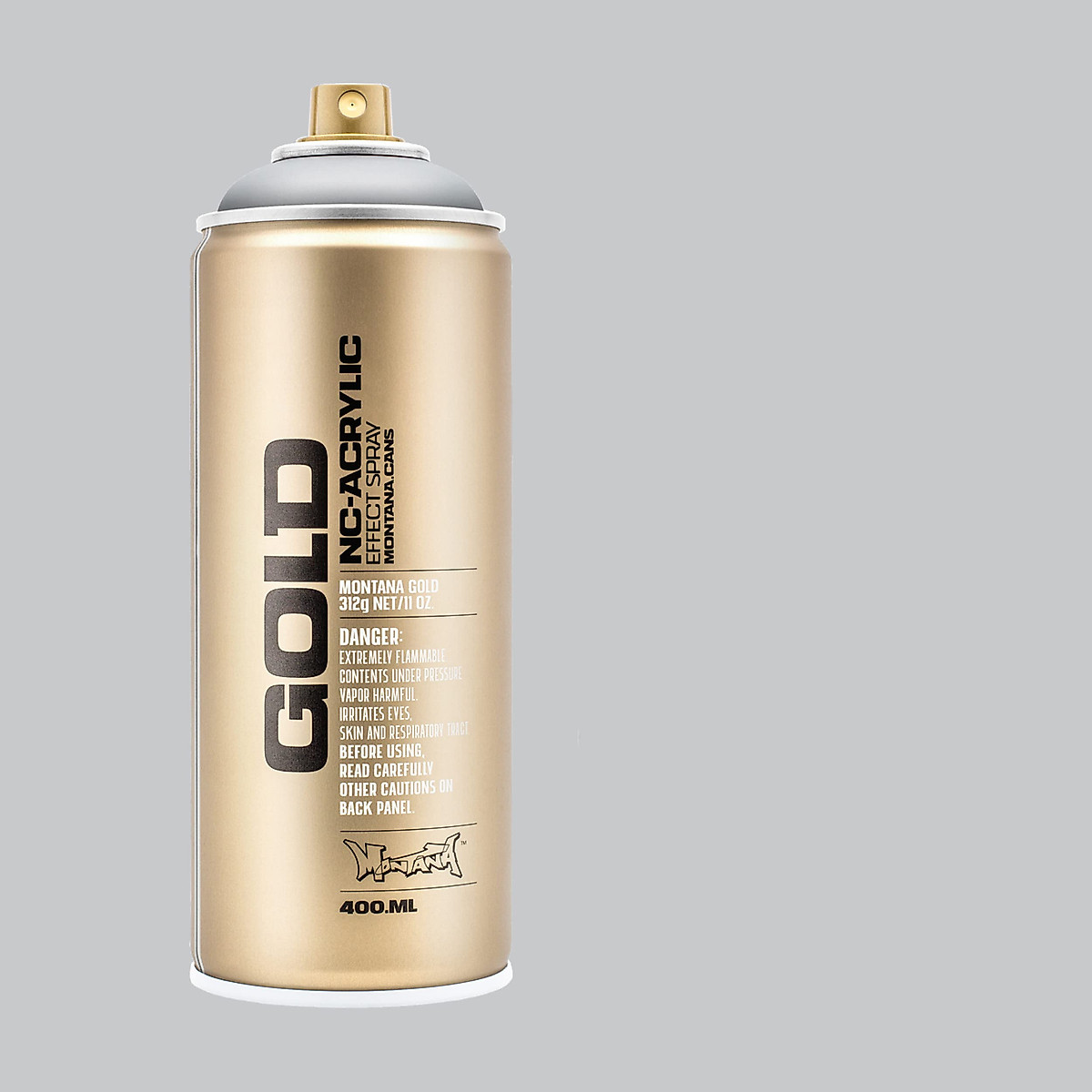 Montana Cans Montana GOLD 400 ml Color, Silver Matte Spray Paint, 13.52 Fl Oz (Pack of 1)