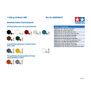 Tamiya Models Tamiya 78019 Japanese Navy Submarine I-400 Model Kit