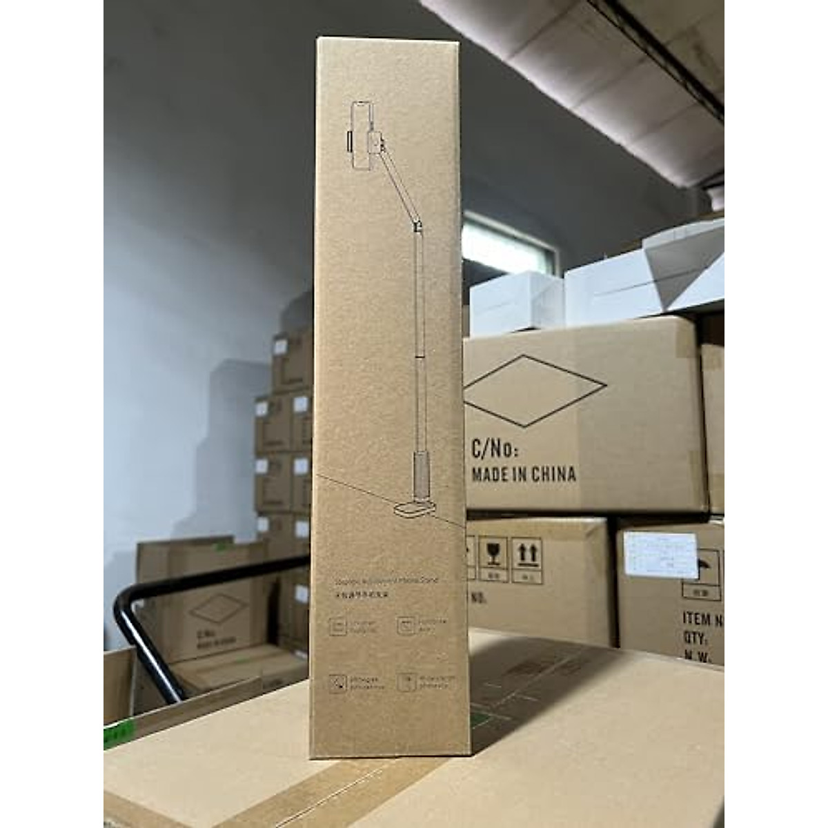 yAyusi Overhead Phone Mount for Recording,Phone Stand for Recording Overhead,Articulating Arm Cell Phone Holder with LED Ring Light,Desk/Bedside Tripod for YouTube Live Stream Cooking Video Recording