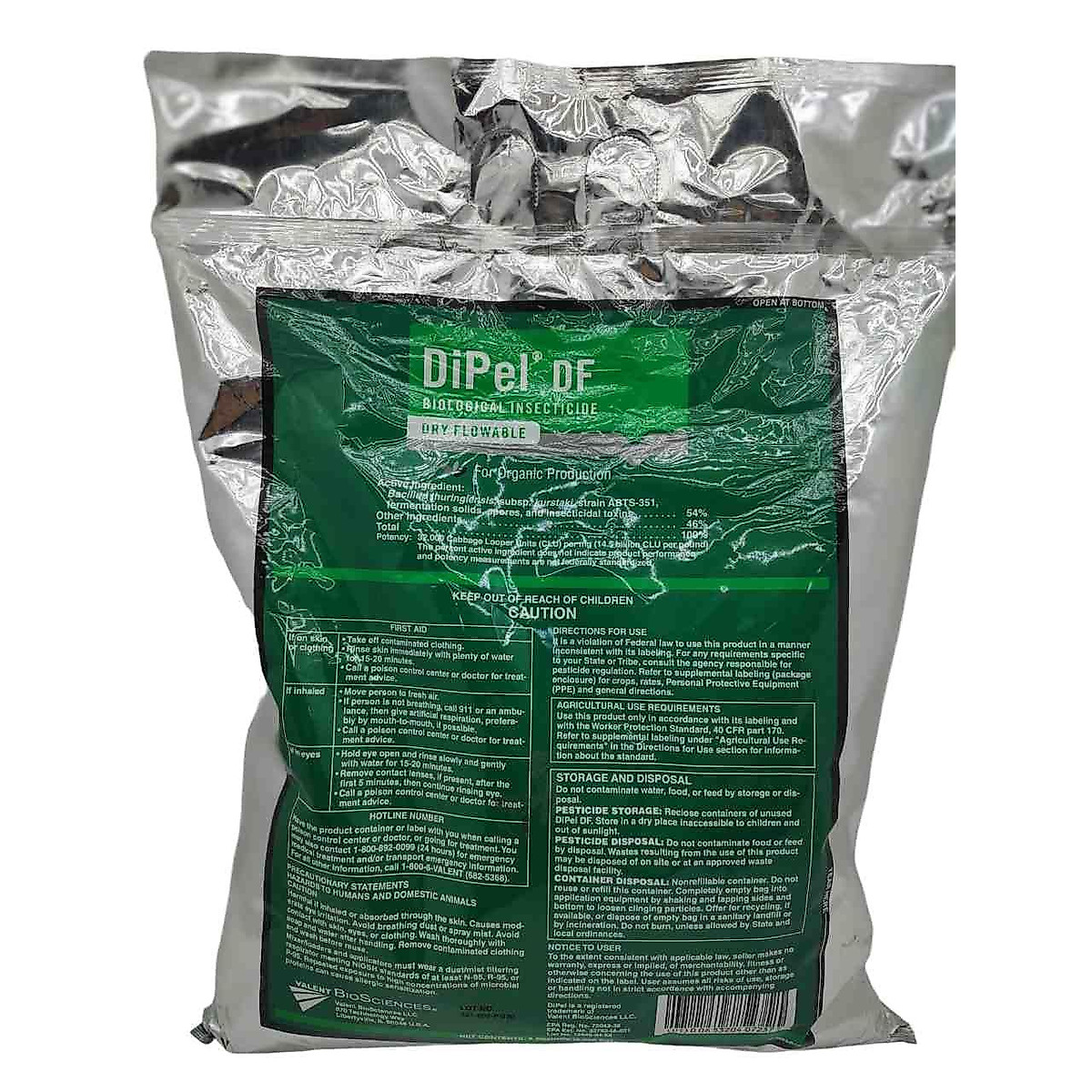 DiPel Biological Insecticide DF 5lb Bag