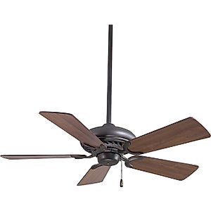 Minka-Aire F563-ORB Supra 44 Inch Pull Chain Ceiling Fan in Oil Rubbed Bronze Finish