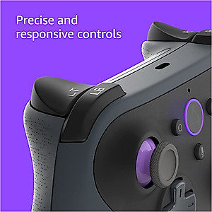 Fire HD 8 tablet Gaming Bundle including Fire HD 8 tablet (Black, 32 GB), Lockscreen Ad-Supported, 8" HD display, and Luna Controller, 2020 Release