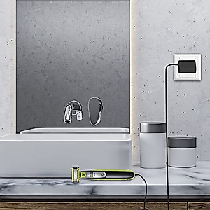 MEROM One Blade QP2630 Charger Compatible with Philips HQ850 Power Cord, Compatible with Philips Norelco Oneblade 8V Charger QP2530, QP2630 Trimmer Charging Cord