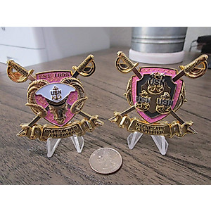 Oneworldtreasures USN Goat Locker Approved Deckplate Certified Female Navy Chief CPO Pink Challenge Coin