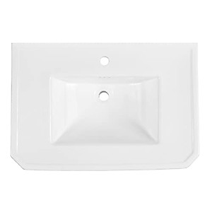 Vintage Tub & Bath Oxford 32 Inch Console Bathroom Sink - Single Hole Faucet Drilling