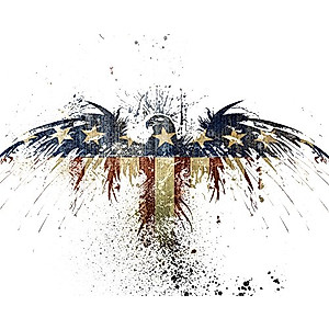 Eagles Become Mini Art Block Print - 10 X 12 inches by Alex Cherry