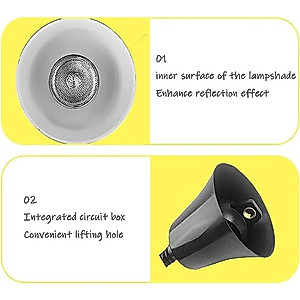 LINKANRUO Food Heating Lamp, Hanging 250w Heating Lamp Warmer for Buffet Food Restaurant Hotel Commercial Catering Equipment, Height Adjustable, Keep Food Warm for a Long, 2pcs Lamps