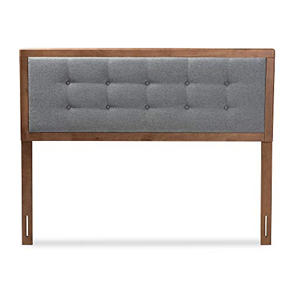 Baxton Studio Headboards, Full, Dark Gray/Walnut