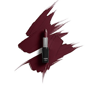 NYX PROFESSIONAL MAKEUP Shout Loud Satin Lipstick, Infused With Shea Butter - Opinionated (Warm Burgundy)