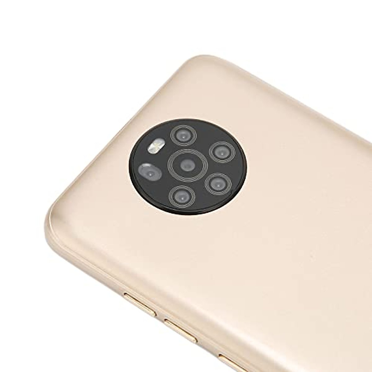 5.45 Inch Screen Dual Sim Mobile Phone, MTK6779 Quad Core CPU 3 Card Slots ABS Smooth Running Speed Unlock Smartphone for Playing Games (Gold)