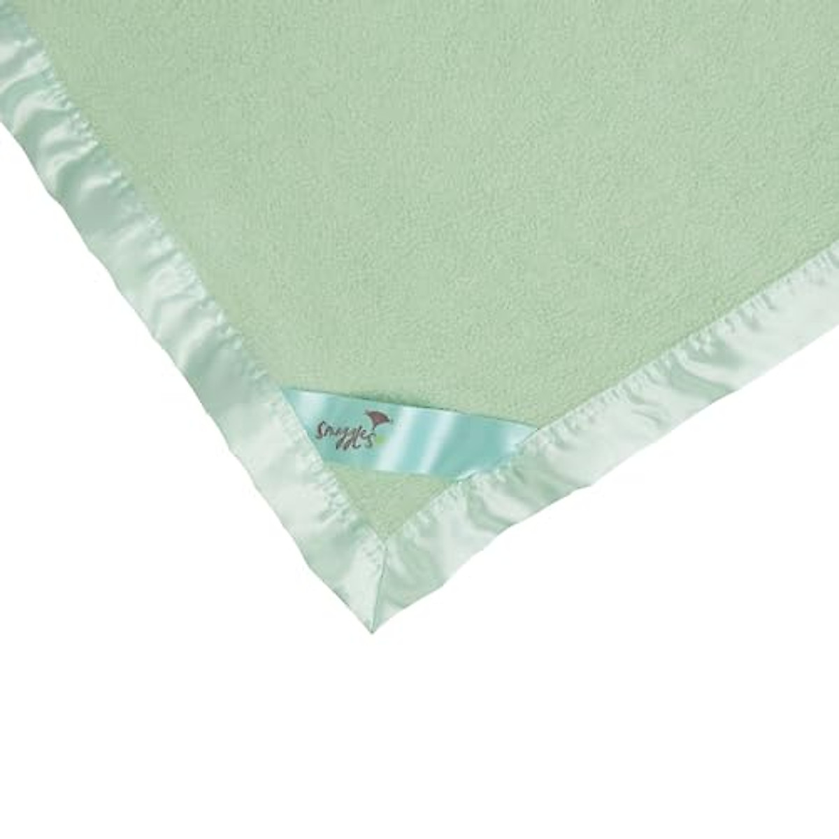 Bamboo Rayon Soft Light Green Toddler Security Blanket - Lime Green Baby Blanket with Satin Edging - Perfect for Naps, Car Carrier, Stroller Rides and Travel - 34 x 47 inches - Newborn Baby Blankie