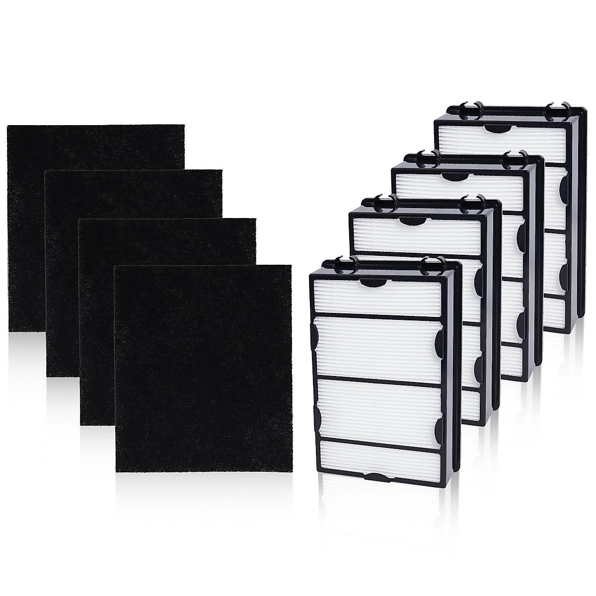 HAPF600D Filter Compatible with Holmes True HEPA Filter B Replace HAPF600 HAP615 HAP625 HAP650 HAP675RC HAP725 HAP750 HAP1625 HAP1650 HAP1725 HAP1750 Filters(4 Packs)