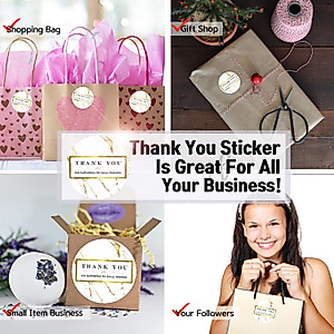 Thank You Stickers Small Business – Thank You for Supporting My Small Business Stickers – Gold Marble Design with Gold Foil Accents – 1.5" 400 Label Per Roll - Waterproof Stickers by Modern 5th