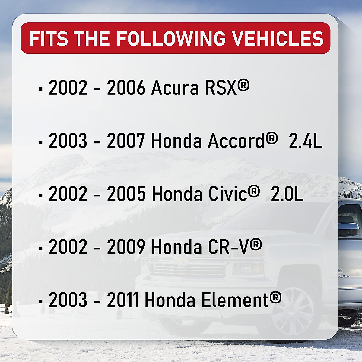 Spool Valve Assembly with Oil Pressure Switch - VTEC Solenoid - Compatible with Honda & Acura Vehicles - Accord 2.4L, Civic 2.0L, CR-V, Element, RSX - Replaces 15810RAAA03, 15810-RAA-A01, 917224