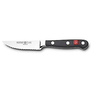 Wusthof Classic Paring Knife, One Size, Black, Stainless Steel