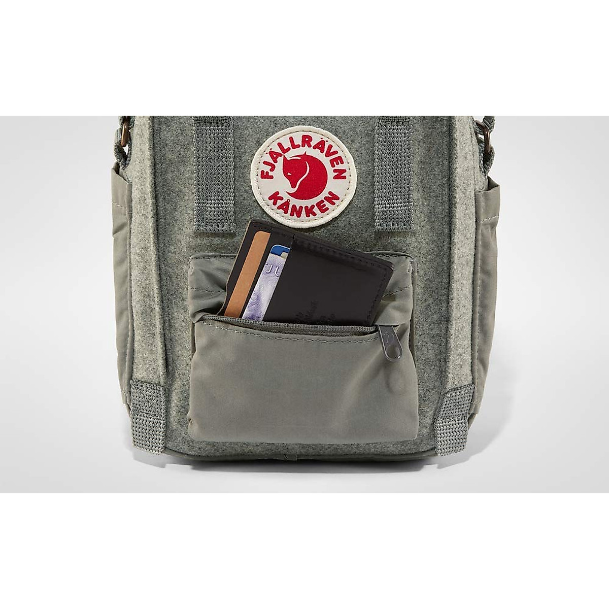 Fjällräven Kånken Re-Wool Sling Granite Grey One Size