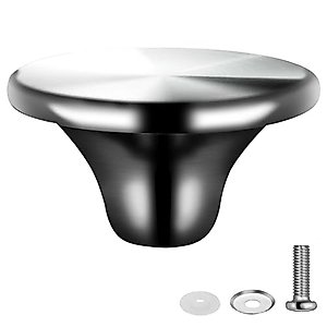 Dutch Oven Knob Stainless Steel Pot Lid Replacement Knob for Le Creuset, Aldi, Lodge, and Other Enameled Cast-Iron Dutch Oven (Frosted)