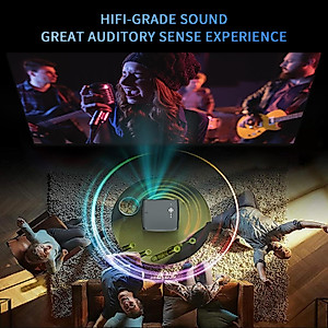 Full HD Projector with WiFi and Bluetooth,10000LM Native 1080P 5G Wireless Projector,200” Smart Movie Projector,Support 4K Zoom Phone Synchronization,Compatible w/ Laptop PC DVD Player TV Stick HDMI