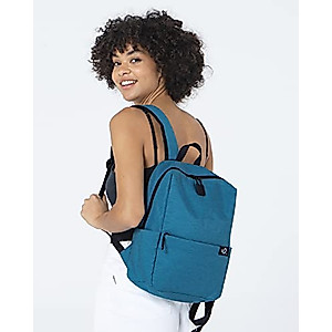 WATERFLY Mini Basic Lightweight Backpack: Simple Solid Color Lightweight Casual Everyday Backpack Small Basic Ultralight Travel Daypack For Woman Man Adult
