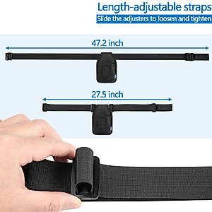 Xxerciz Mic Belt Microphone Belt with Adjustable Nylon Strap Microphone Transmitter Carrier Pouch Great For Fitness Instructors Theatre Speaker Teacher Pilates Teachers