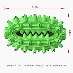 Dog Chew Toys Dog Toothbrush Stick Teeth Cleaning Brush Dental for Small Medium Large Dog, Rubber Dog Squeaky Toys for Aggressive Chewers Cactus Tough Toys Interactive for Training Cleaning Teeth