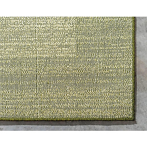 Unique Loom Del Mar Collection Area Rug - Abigail (5' 3" x 8' Rectangle, Light Green/ Ivory)