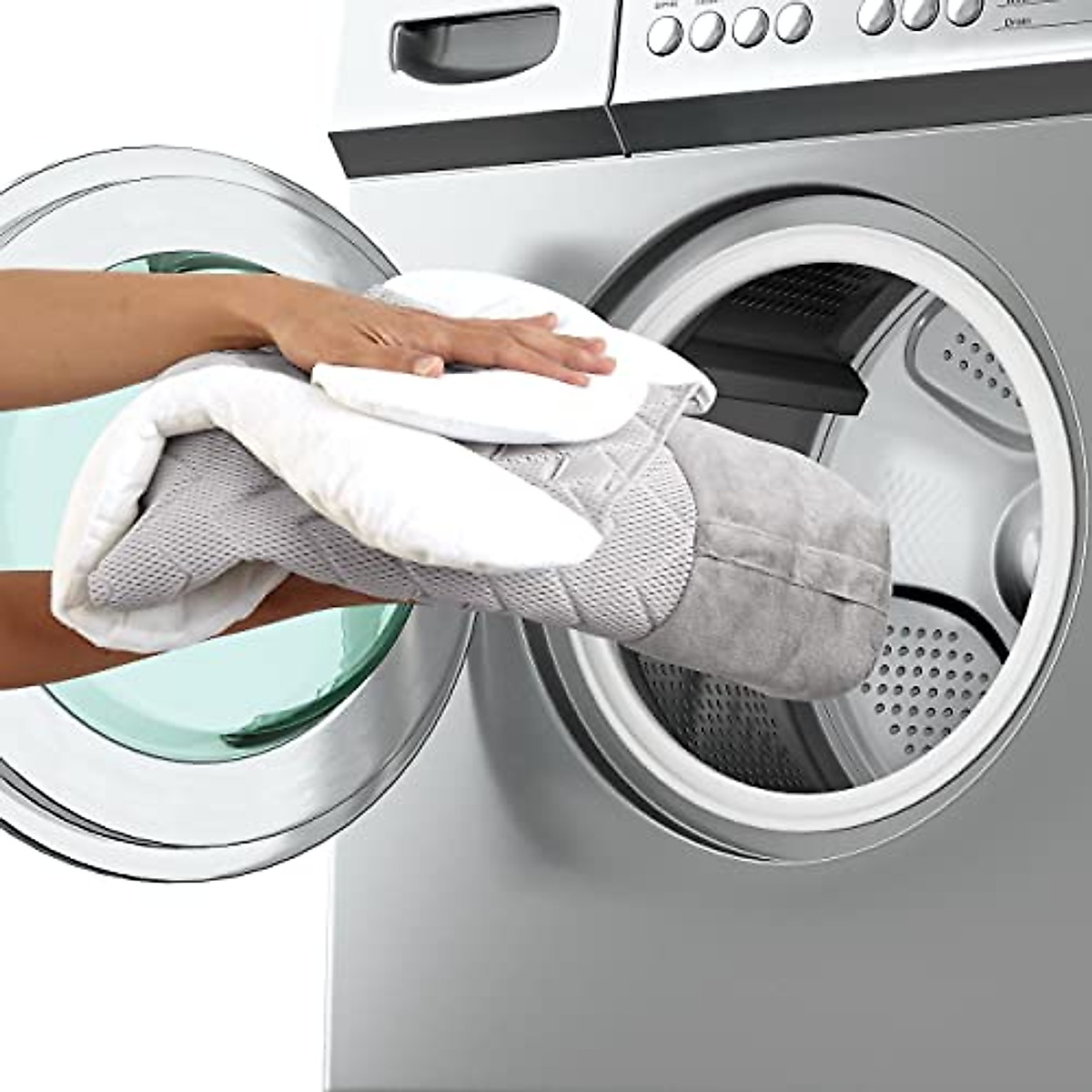 Ingenuity InLighten Baby Swing - Cool Mesh Fabric, Vibrations, Swivel Infant Seat, Nature Sounds, Light Up Motorized Mobile - Braden