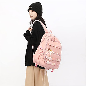 MITOWERMI Backpack for Girls Boys Lightweight Kids Backpack for Elementary School Bookbags pink