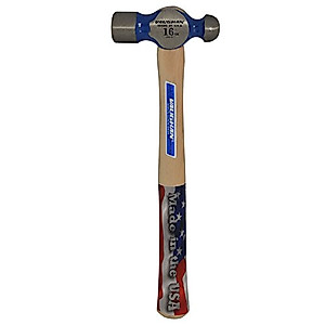 Vaughan TC016 16-Ounce Commercial Ball Pein Hammer,White