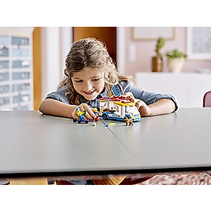 LEGO City Ice Cream Truck Van 60253 Building Toy Set - Featuring Skater Minifigures, Skateboard, and Dog Figure, Fun Gift Idea for Boys, Girls, and Kids Ages 5+