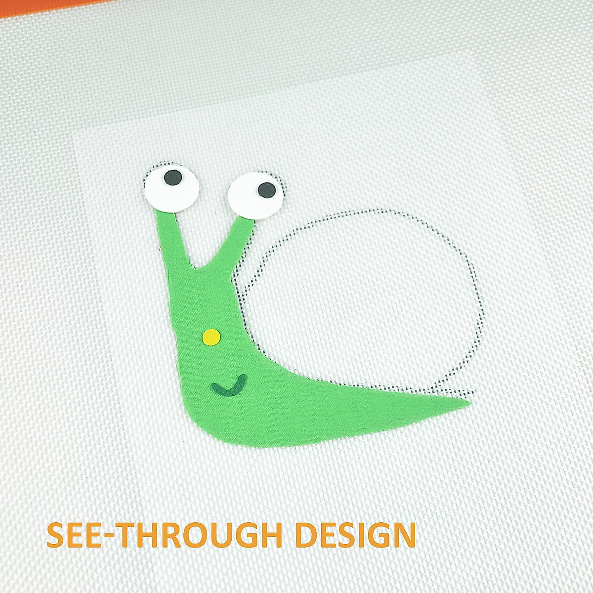 Applique Fusing Mat,14" x 18"Applique Pressing Sheet with See-Through Design for Arts Crafts Creation,Silicone Mat for Applique,Including Bonus Teflon Coated Pressing Sheet and Silicone Iron Rest Pad